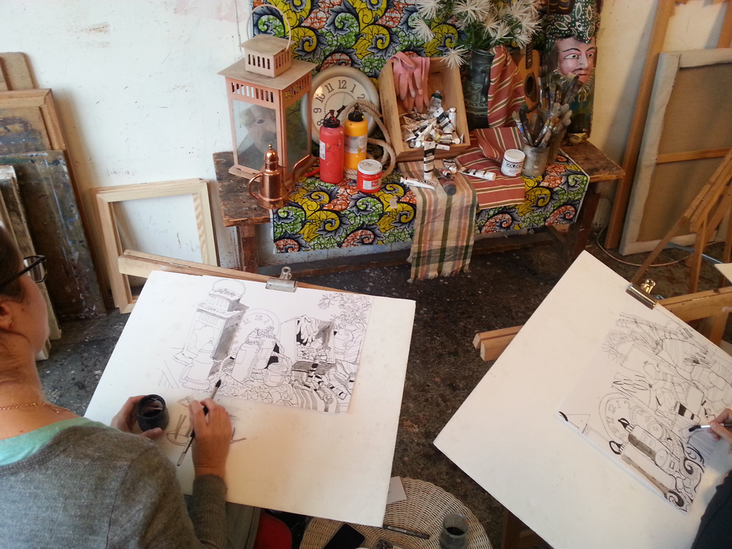 Student Line Drawings_November 17 « ArtAtelierParis